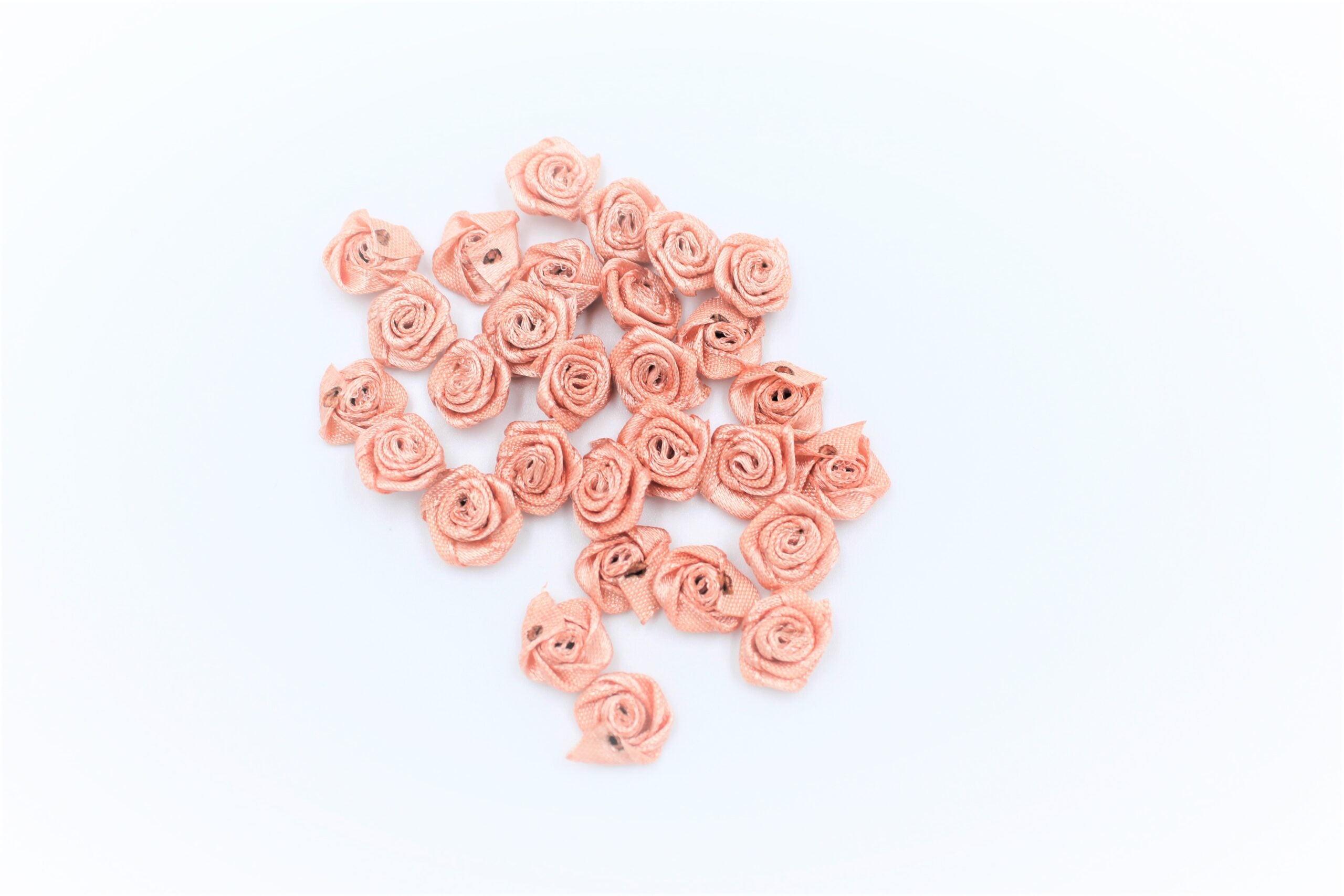 Flori Decorative Din Satin (100 Buc/Pachet) – Mercerie Saturn