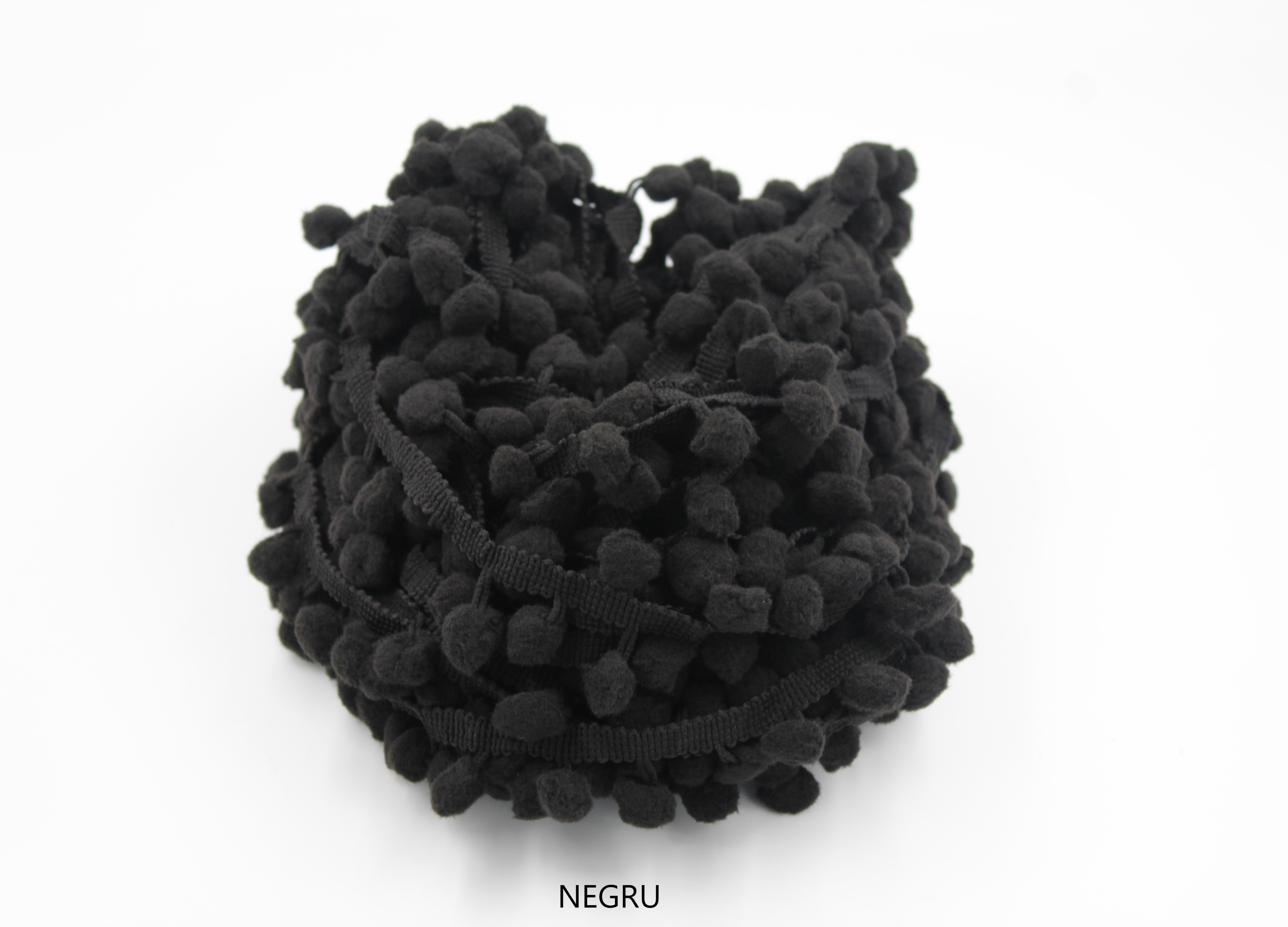 Ciucuri Decorativi Pom Pom Colorați – Bandă din Bumbac 20 m | Mercerie ...
